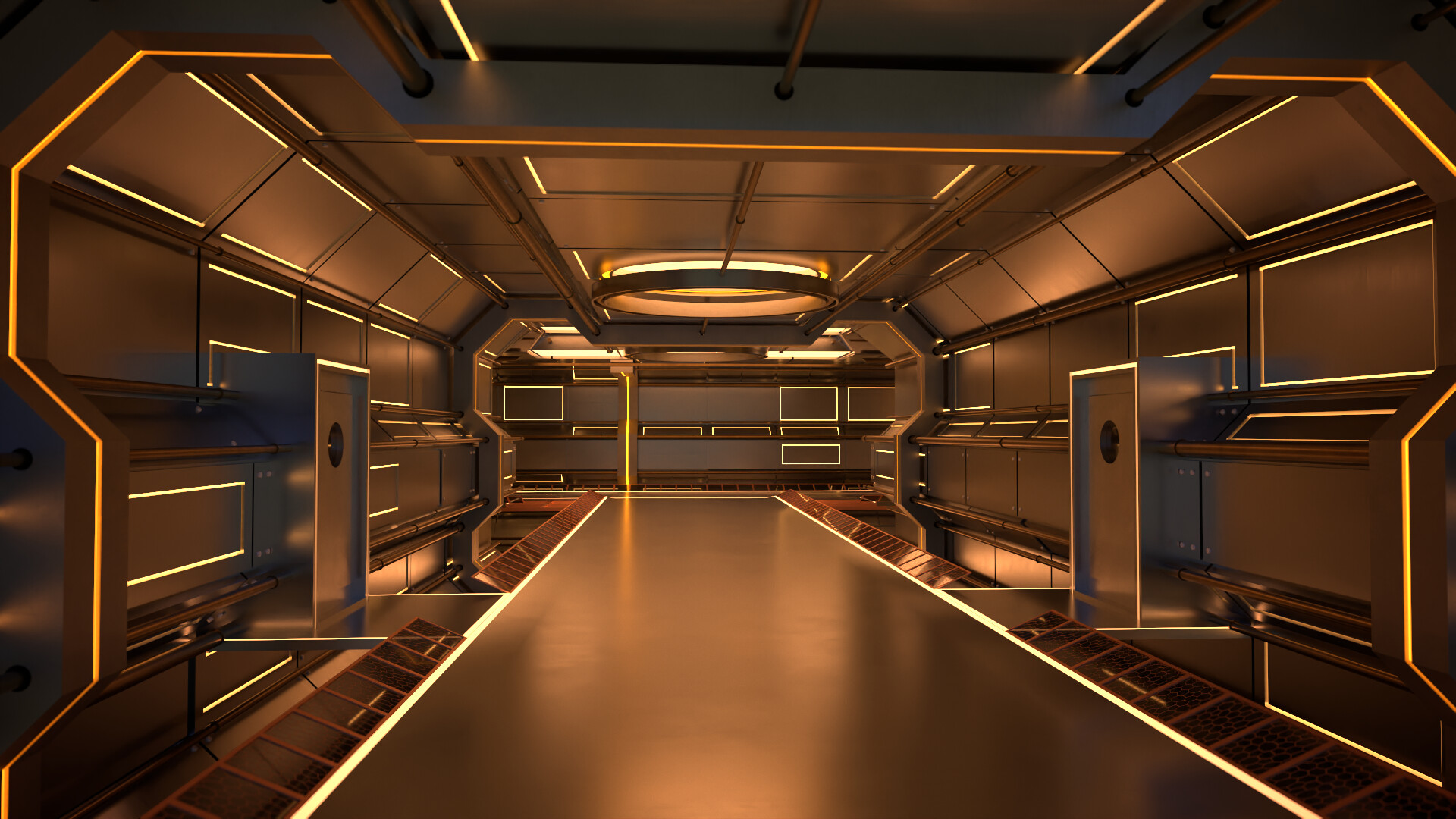 ArtStation - Sci-Fi Tunnel Generator Houdini