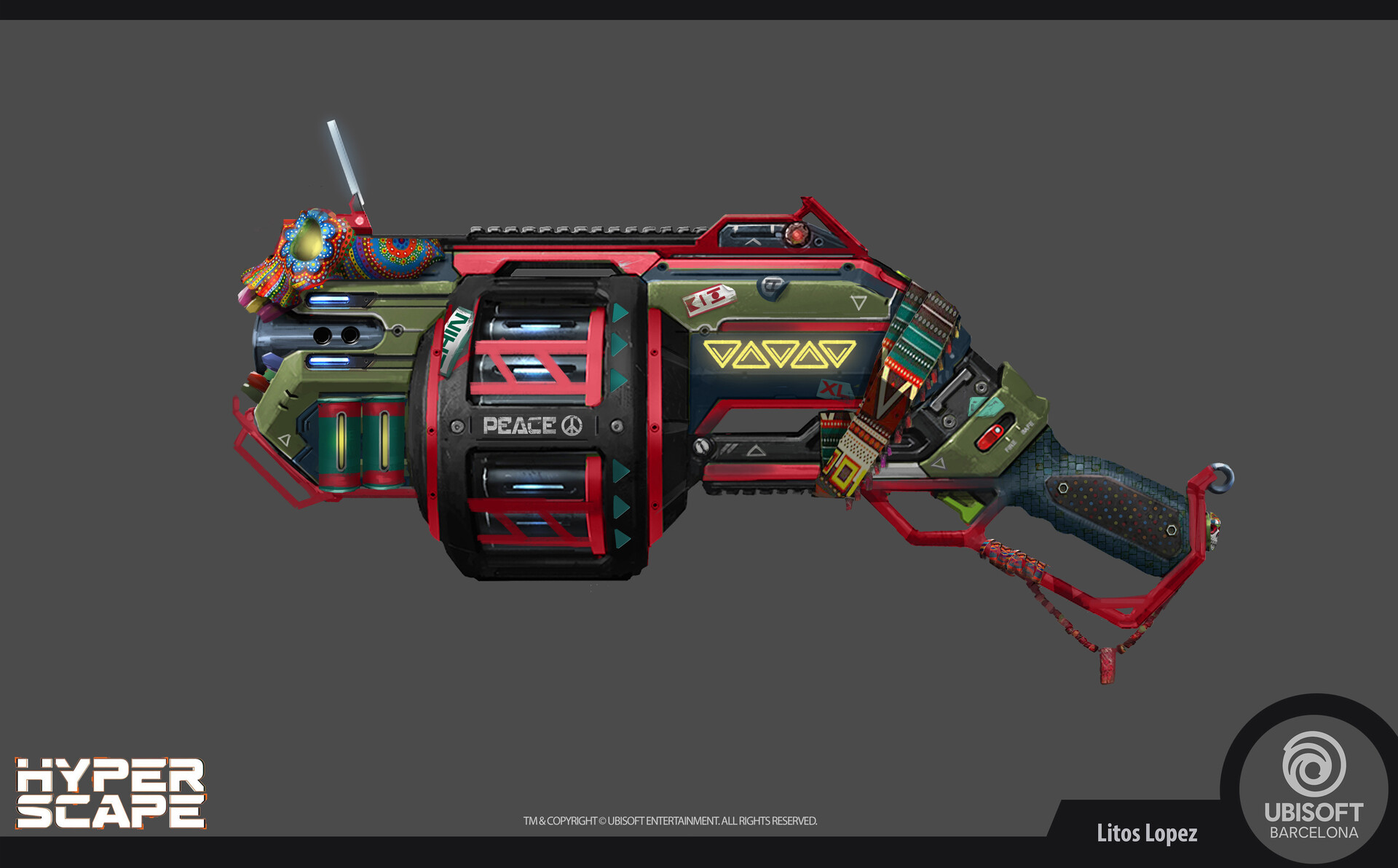 Litos Lopez - Hyper Scape weapon desings