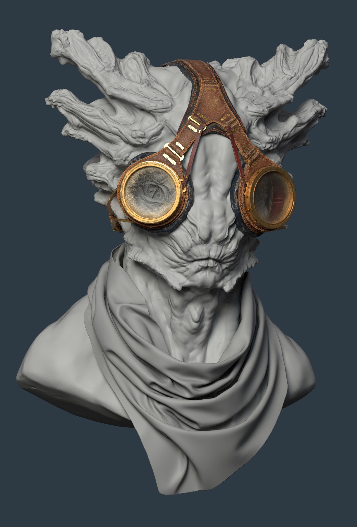 ArtStation - steampunk goggles