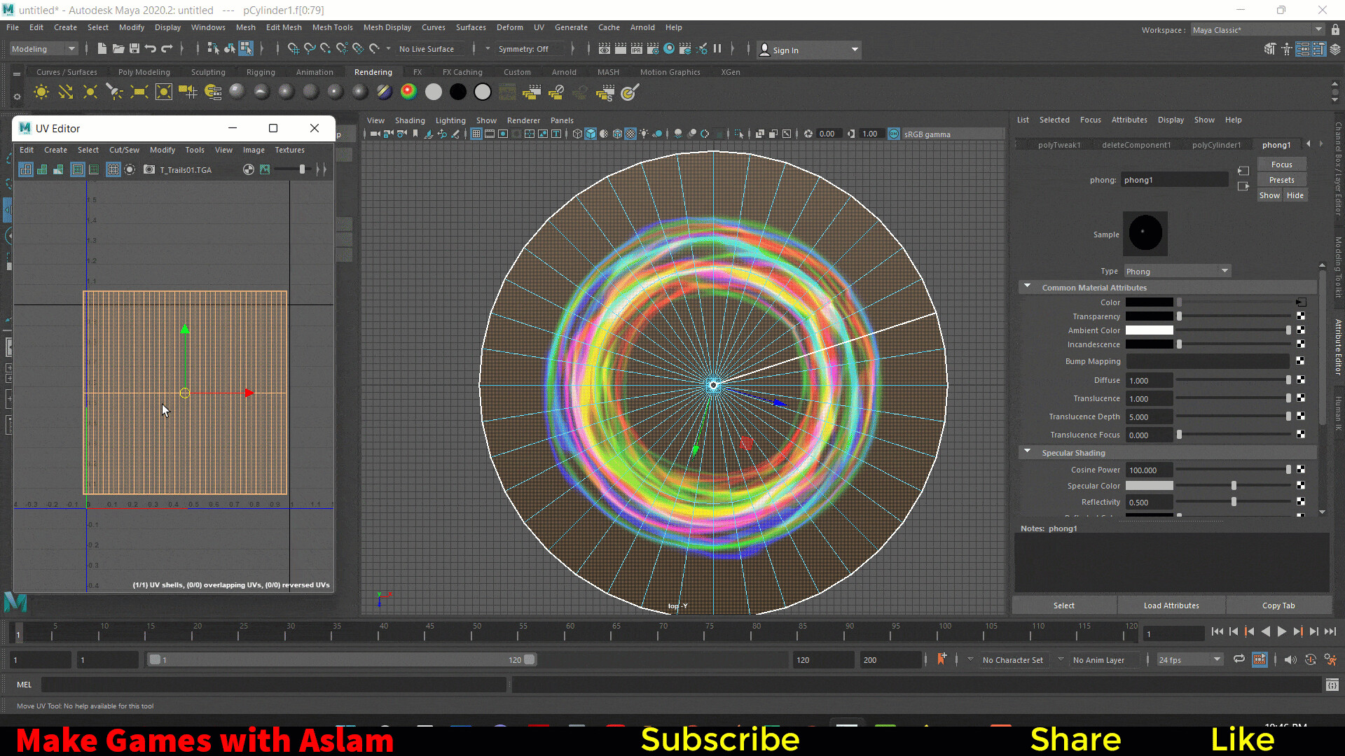 ArtStation - Maya FX Tutorial | Straight UV for Circular Plate| Texture ...