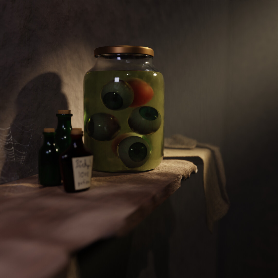 ArtStation - Jar of eyeballs