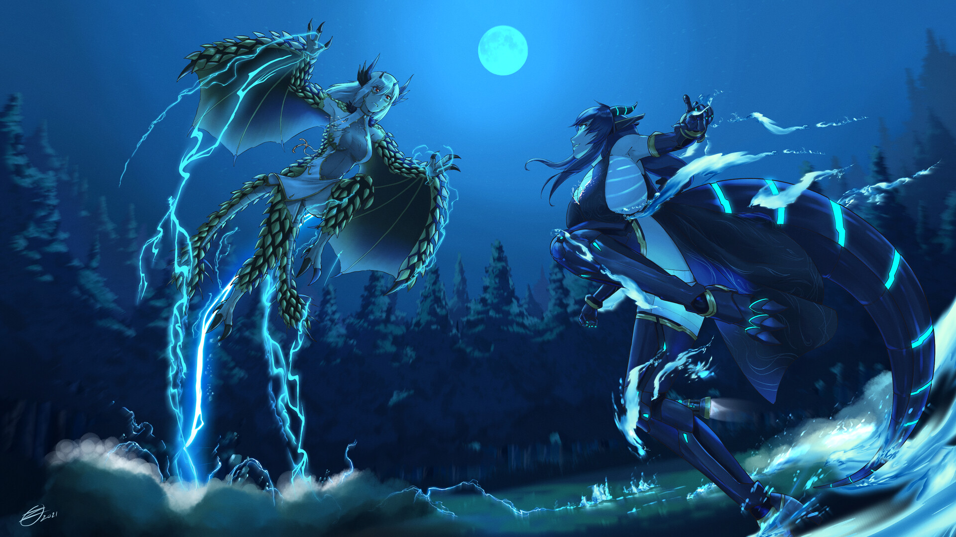 ArtStation - Hizuki vs Rei