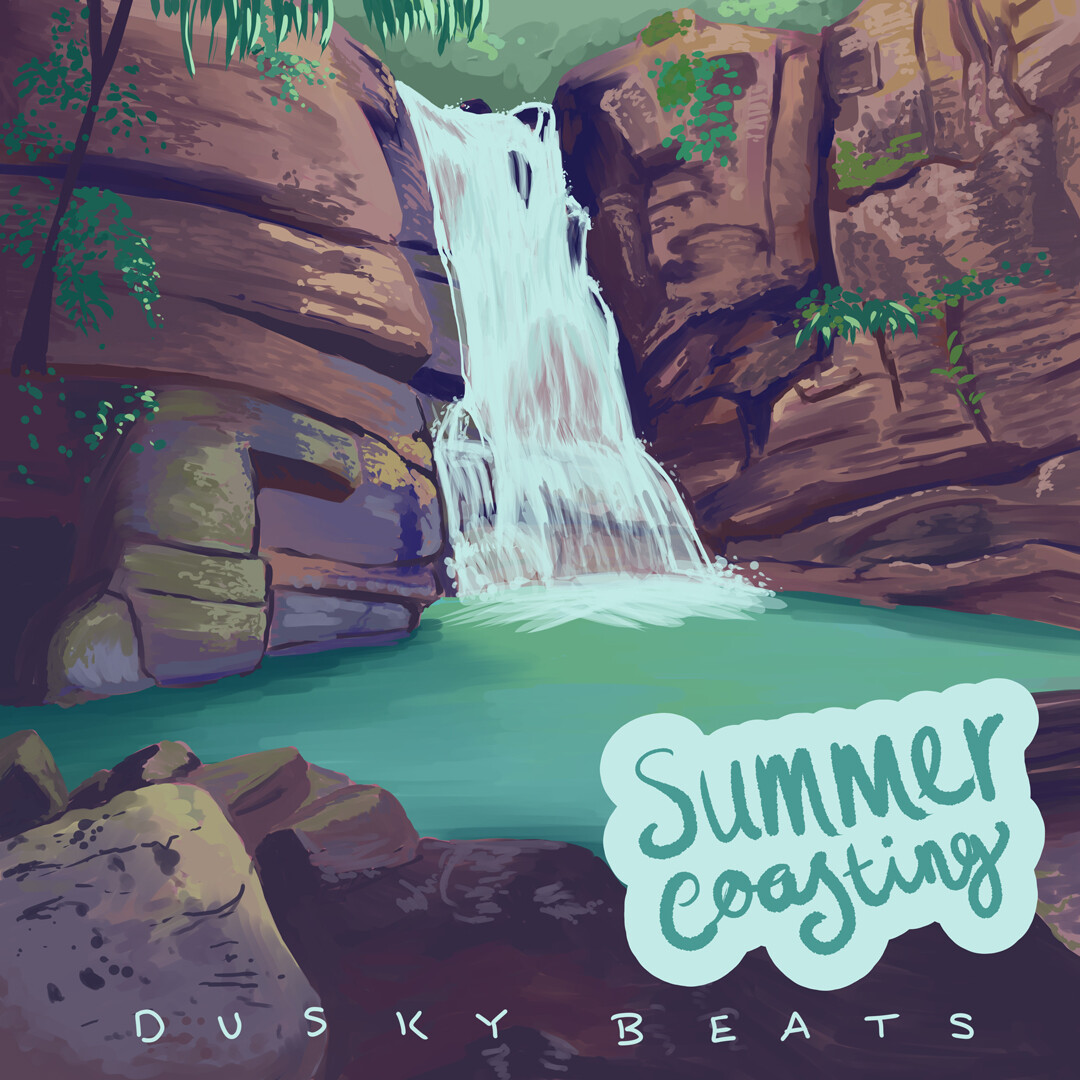 Cat Garrett - Summer Coasting Cover Artwork