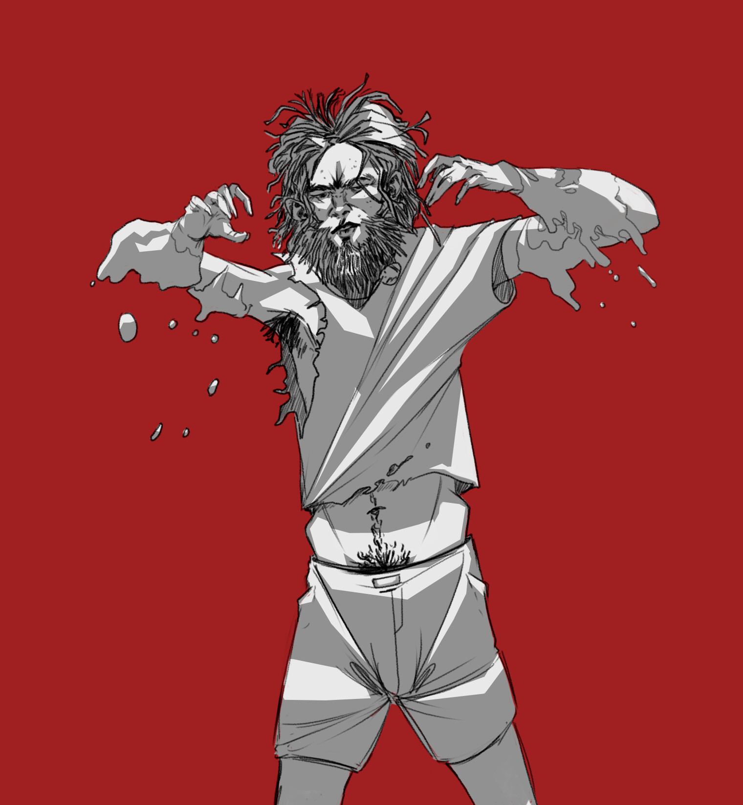 ArtStation - RPG Characters: Werewolf the apocalypse.