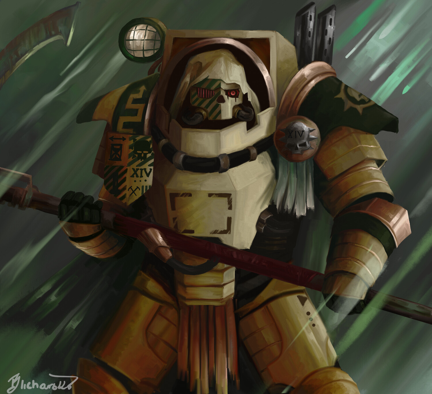 ArtStation - Death Guard - Deathshroud Unit