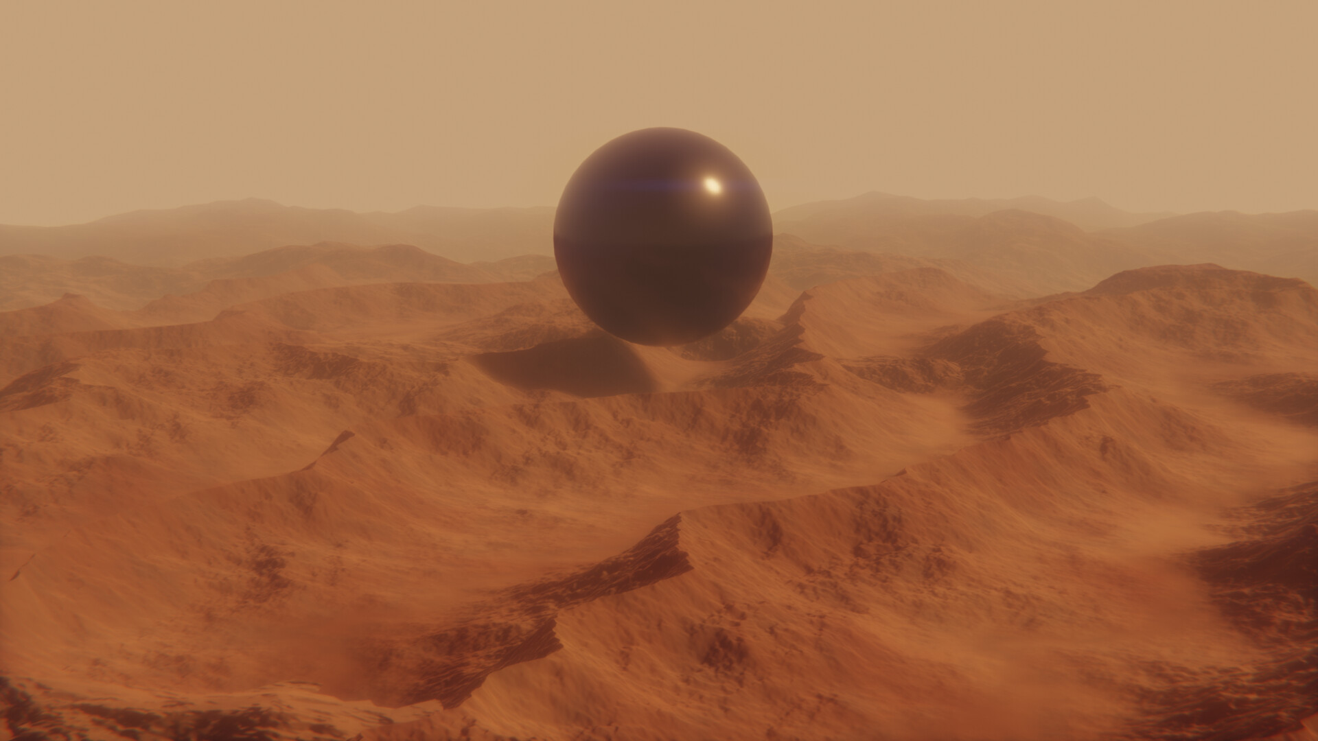ArtStation - Orb On Mars