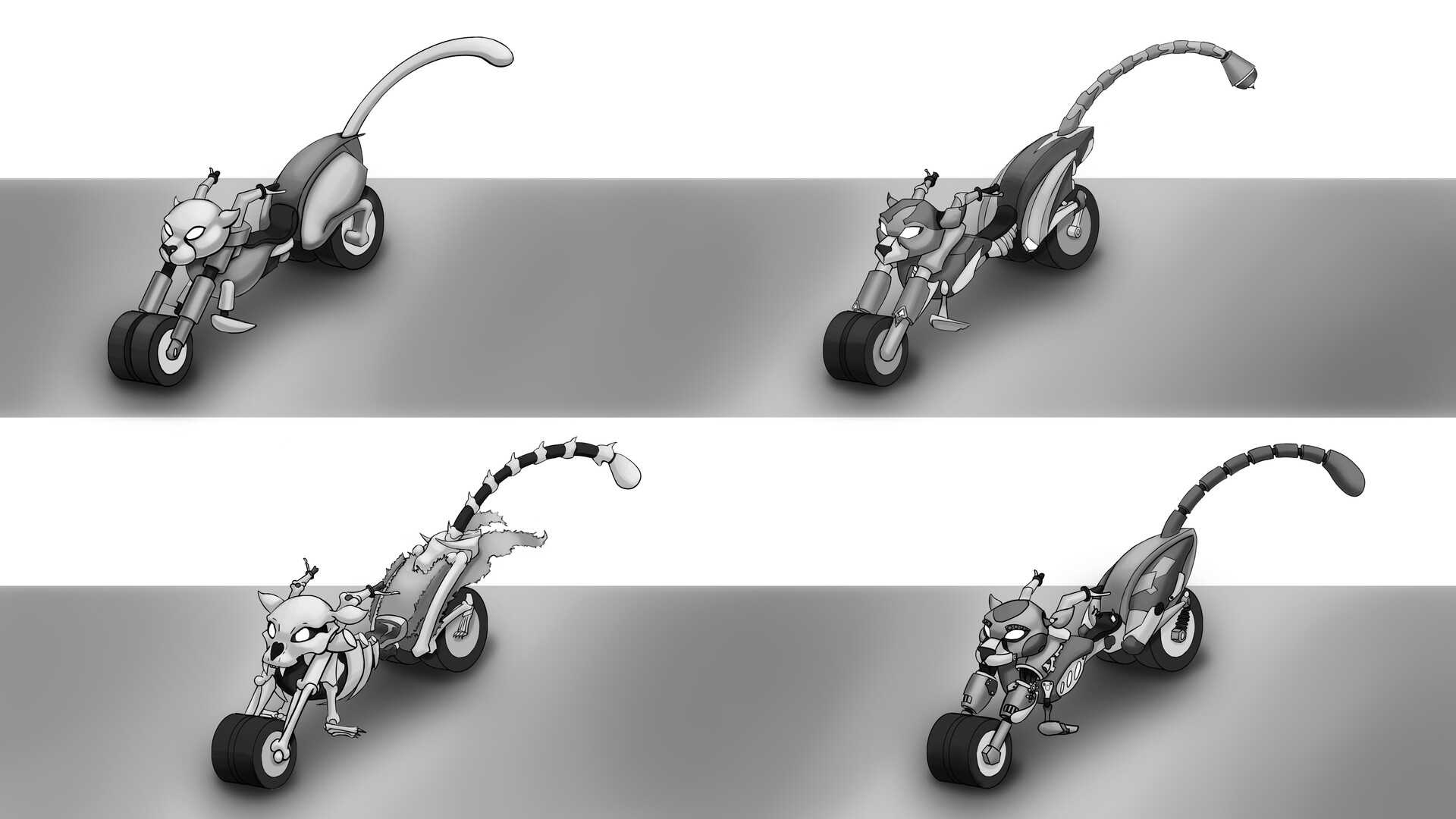 ArtStation - Cheetah motorcycle