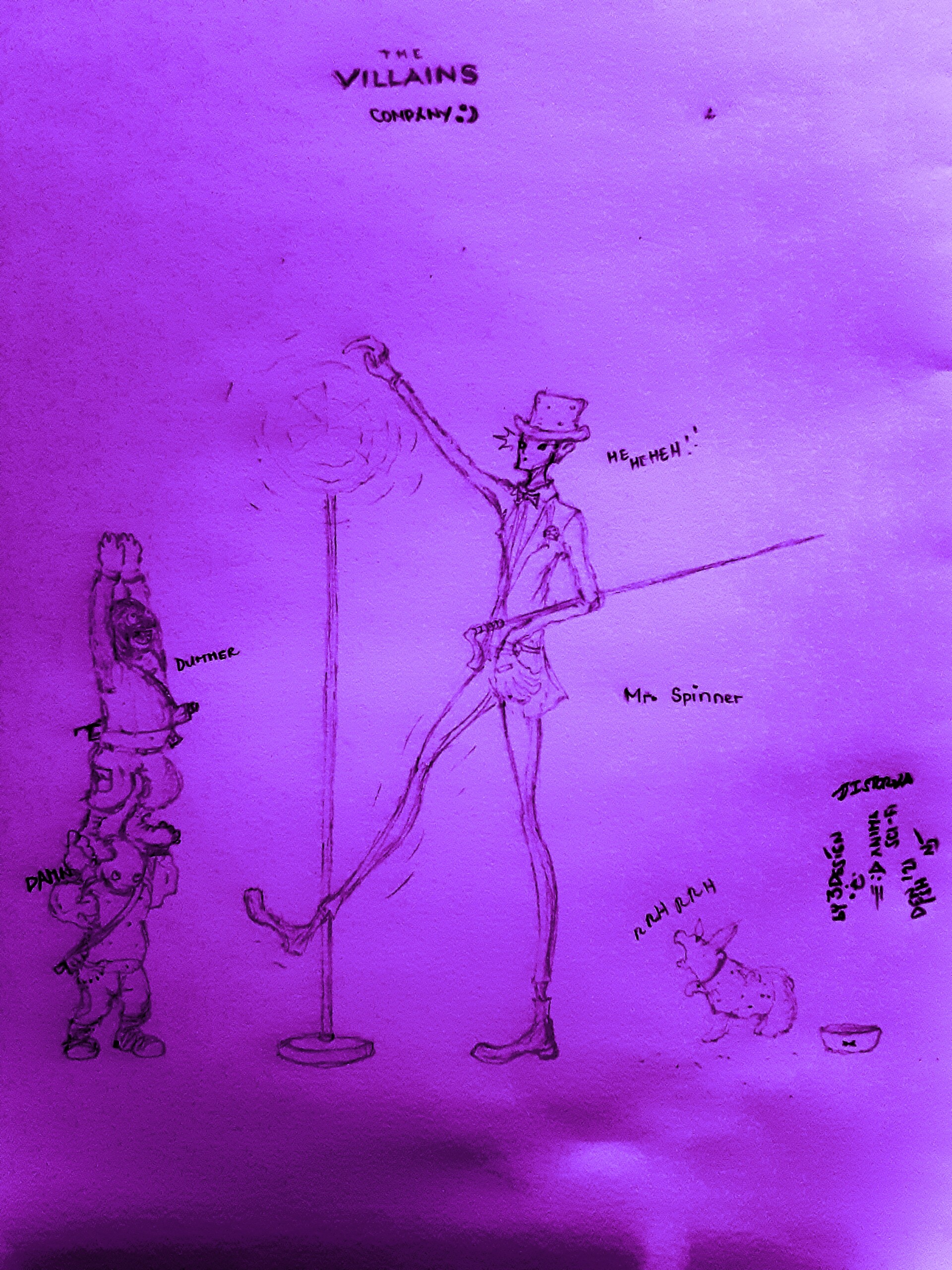 ArtStation - The VILLAINS Co. featuring Mr. Spinner:)🧤🔪