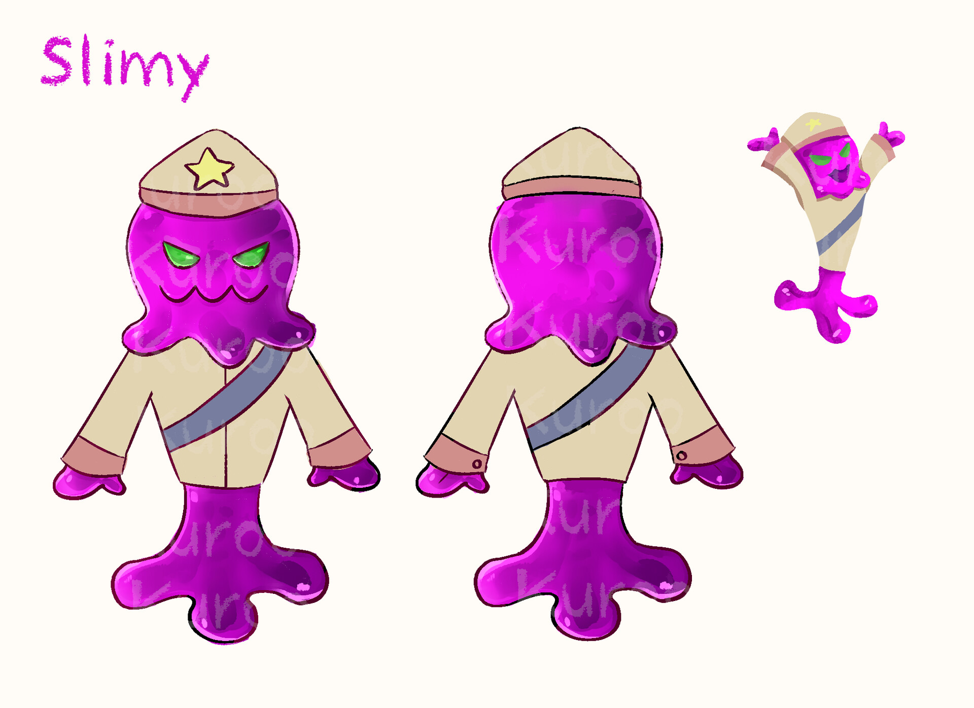 ArtStation - Slimy, design of character