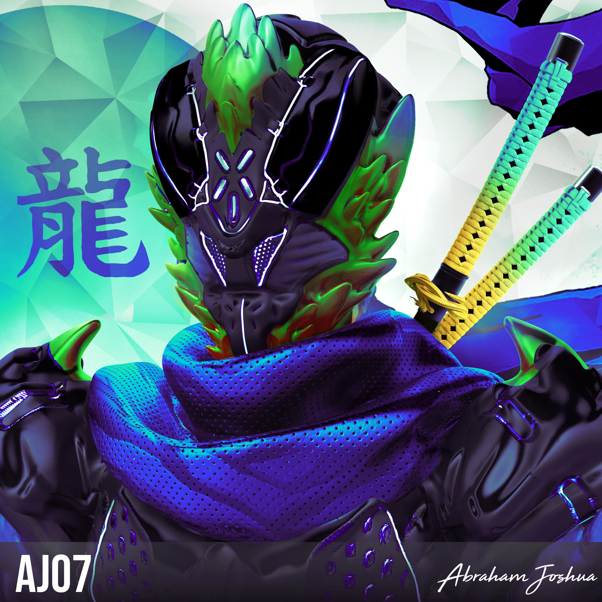 ArtStation - Drago - Cyber Ninja