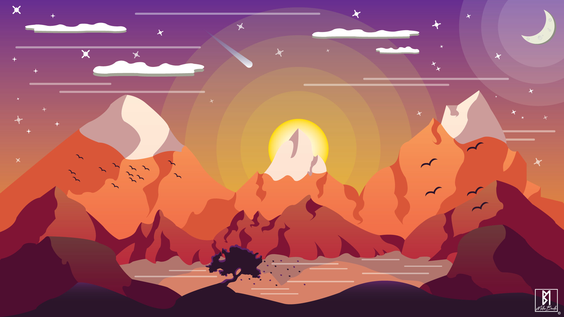 ArtStation - Flat Landscape