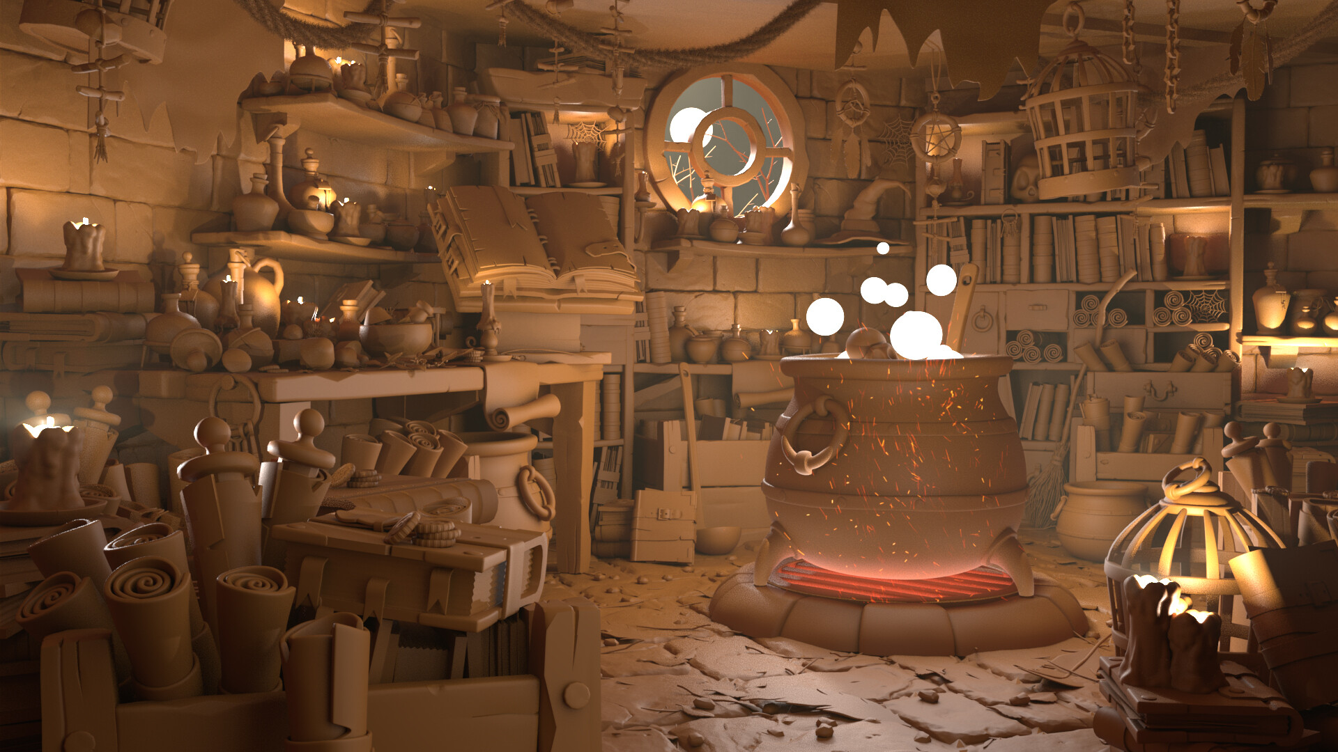 ArtStation - Dungeon Background