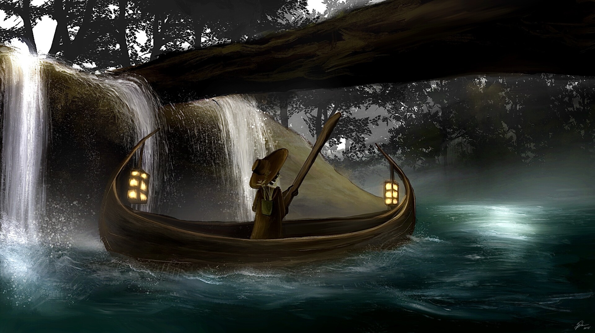 ArtStation - Riverscape