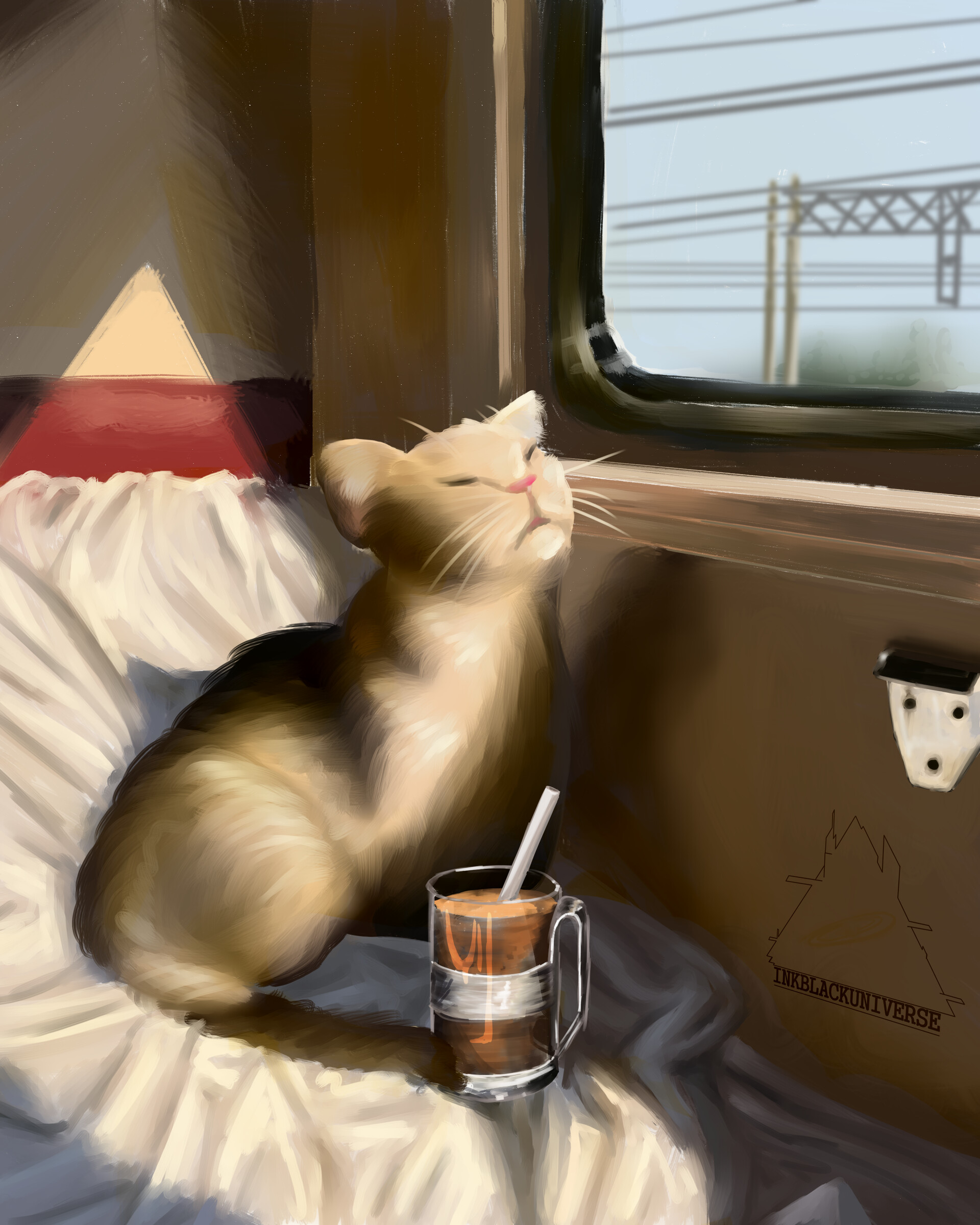 ArtStation - Train Cat