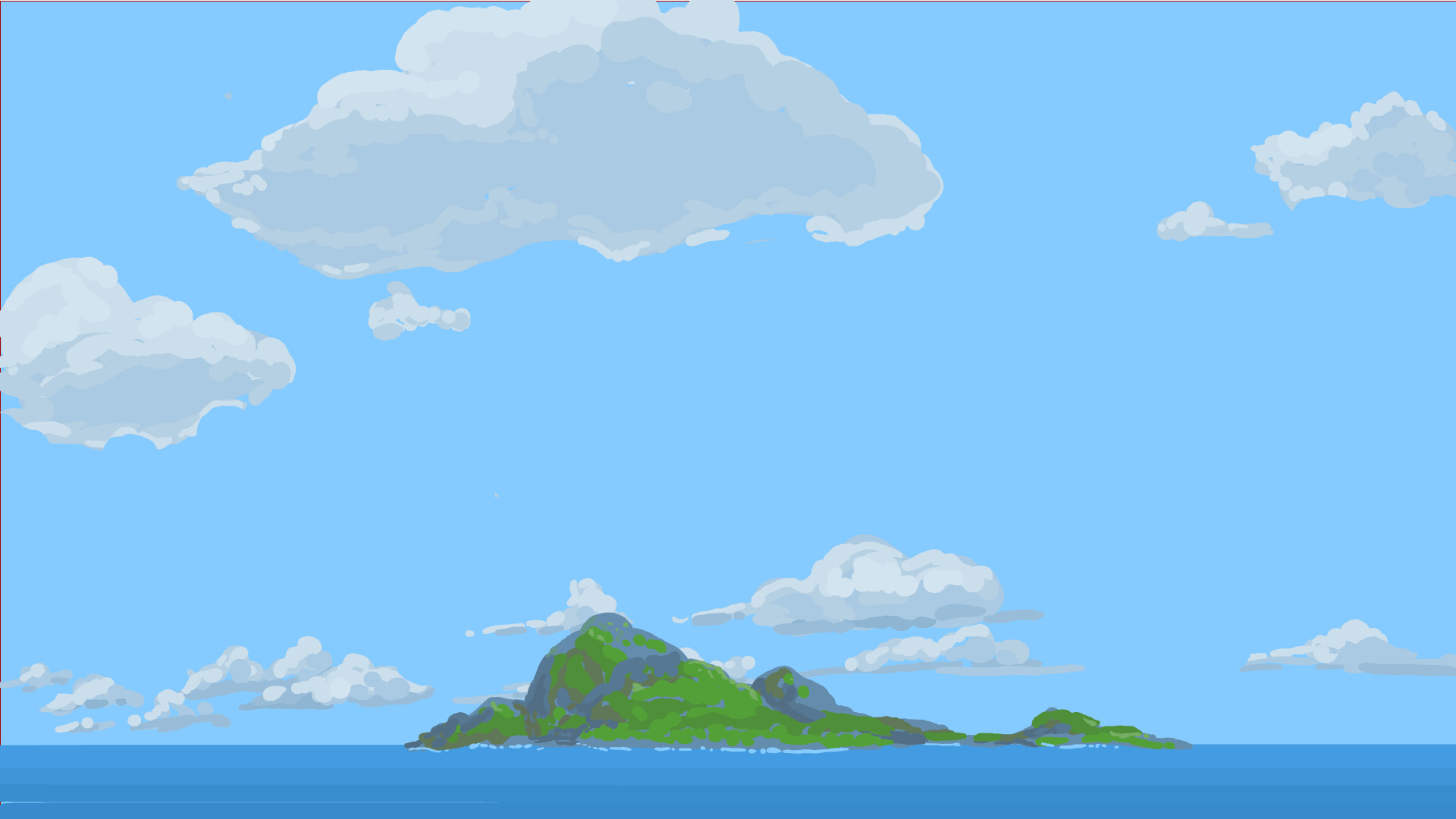 ArtStation - Legend of Hei BG study.