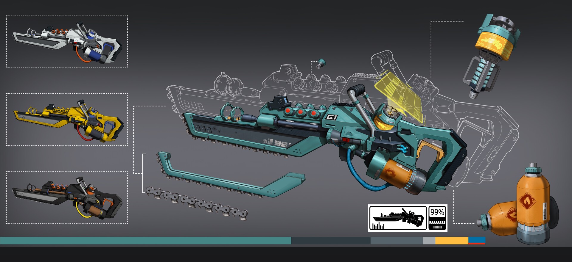 ArtStation - Flame gun