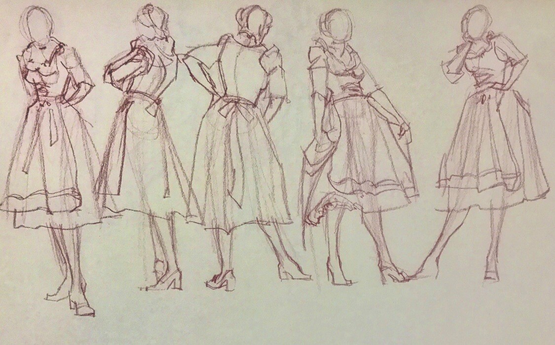 ArtStation - 3 minute clothed gesture drawings from life