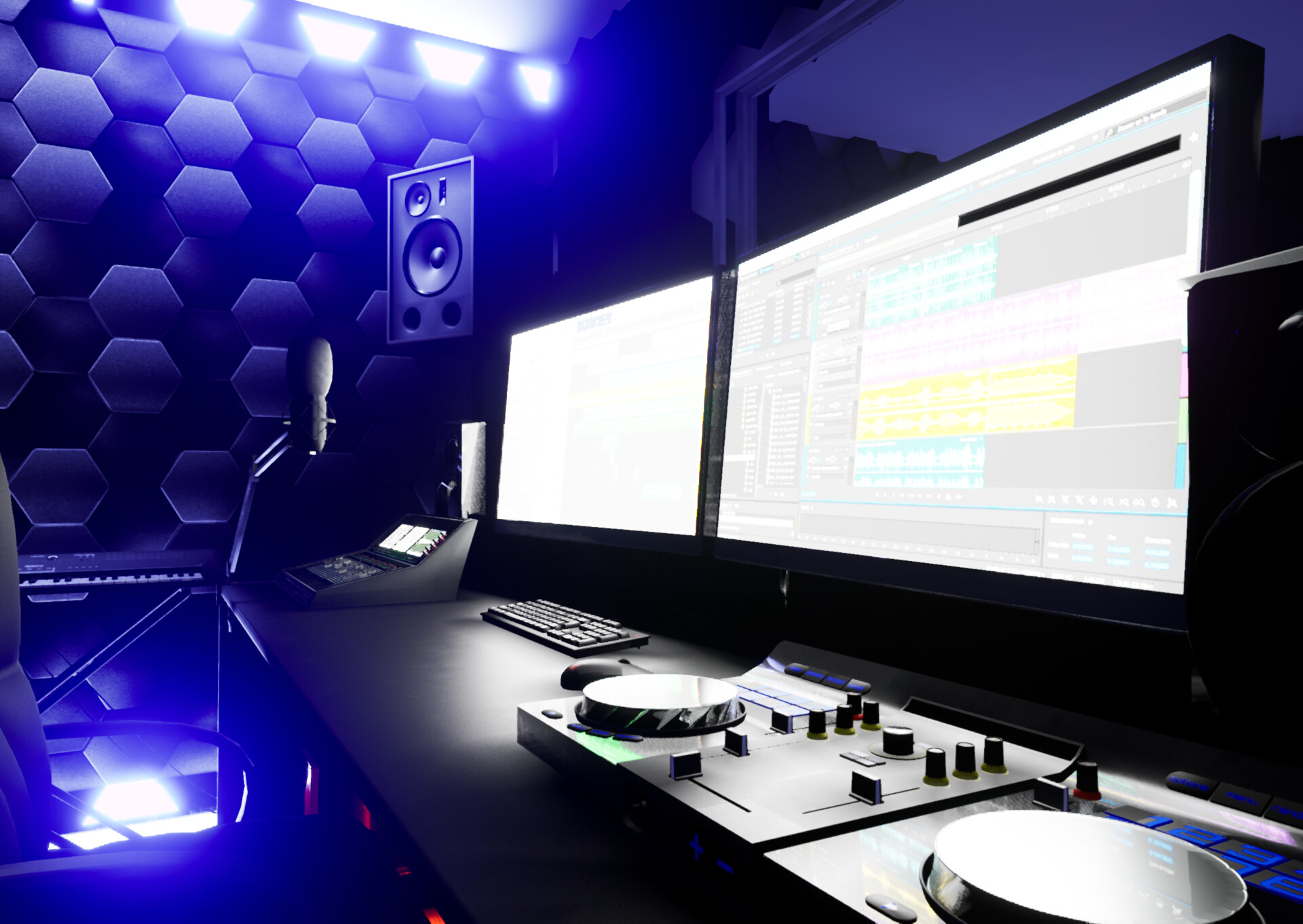 ArtStation - Sound recording studio