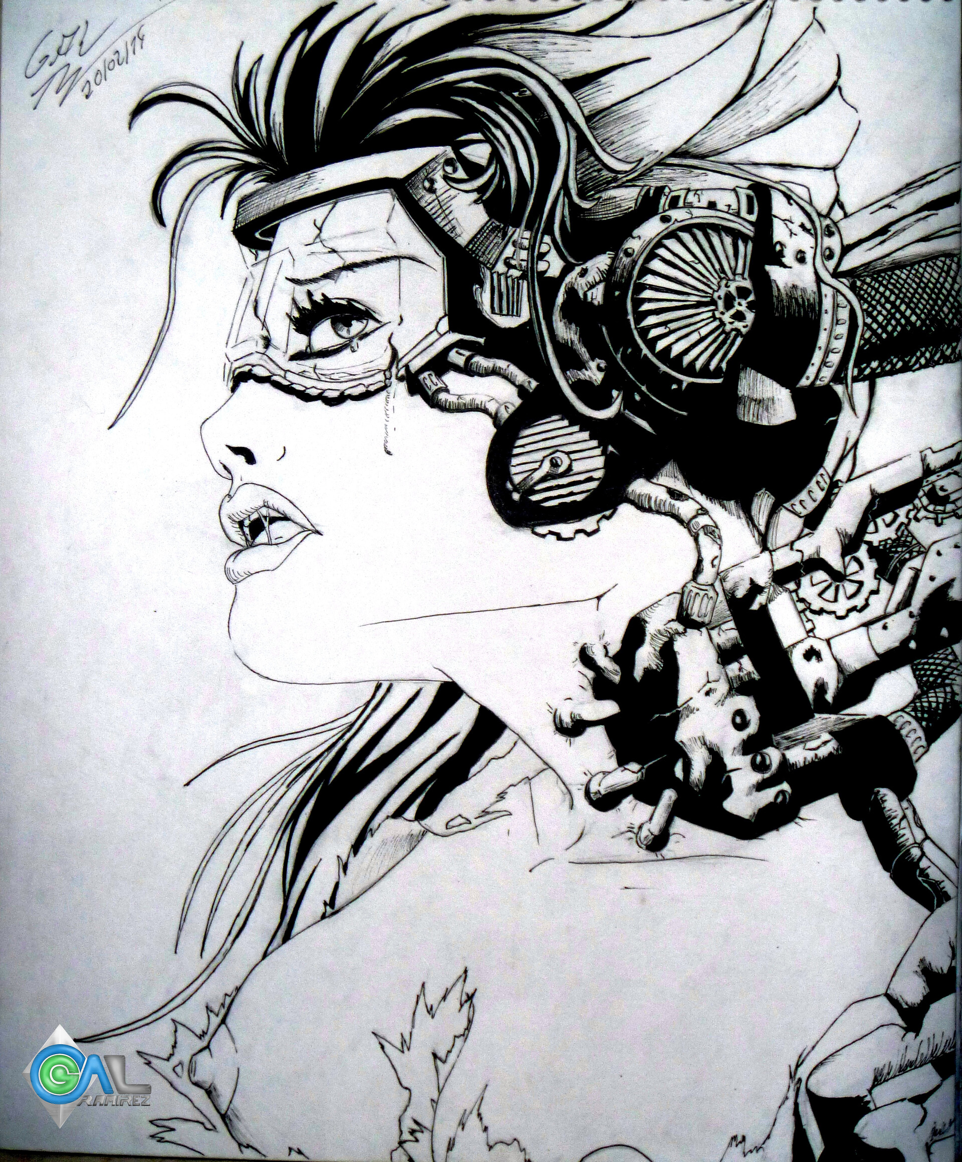 ArtStation - Ink and Pencil Character Designs