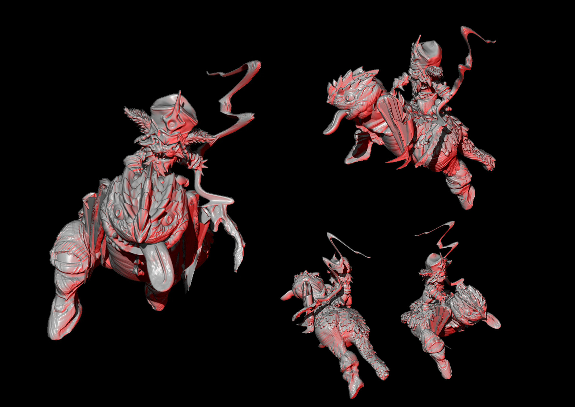 ArtStation - League of Legends Kled fanart 3d modelling