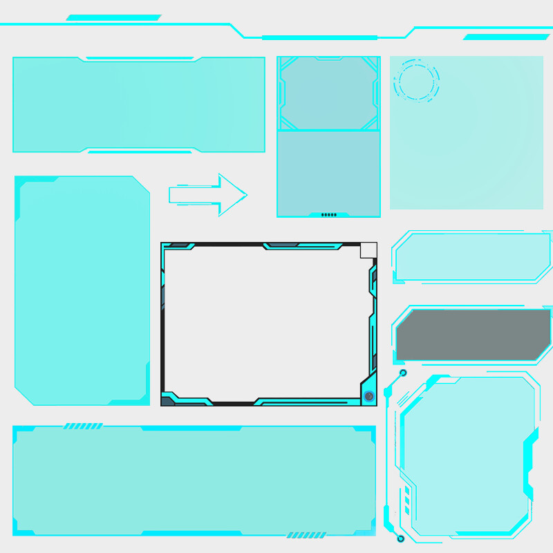 ArtStation - Ui Frame - Game The Order 2070