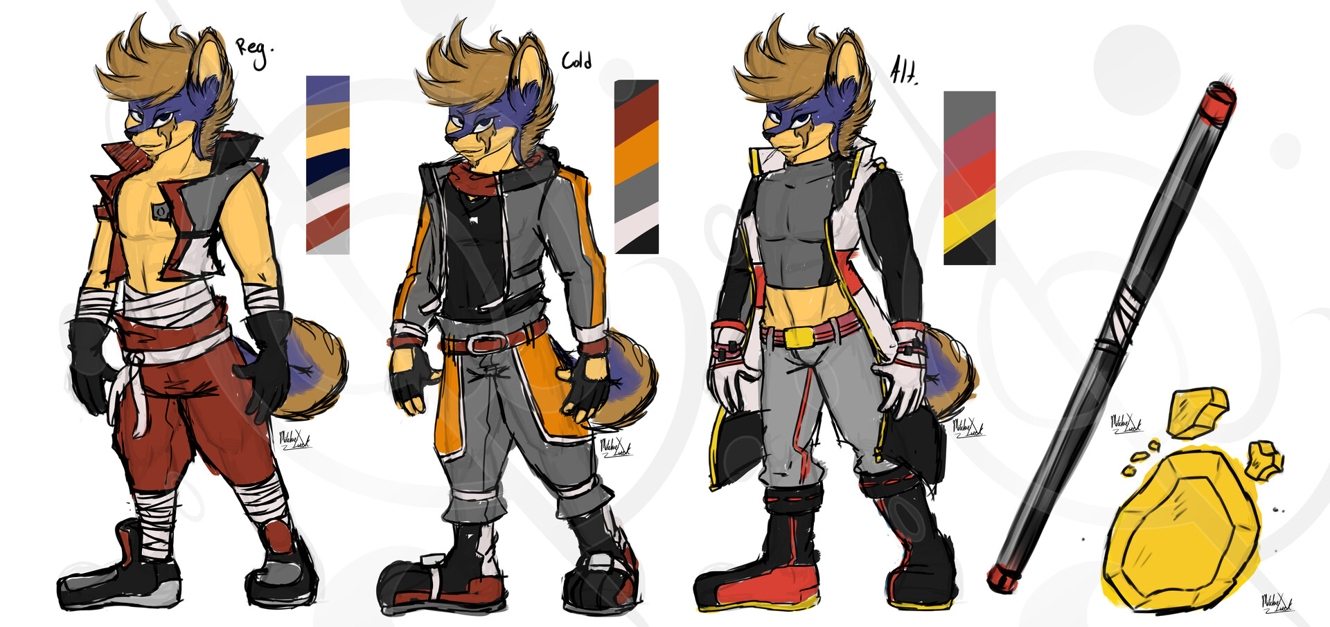 ArtStation - [CONCEPT ART] Streak Outfit concepts [Total Psychosis]
