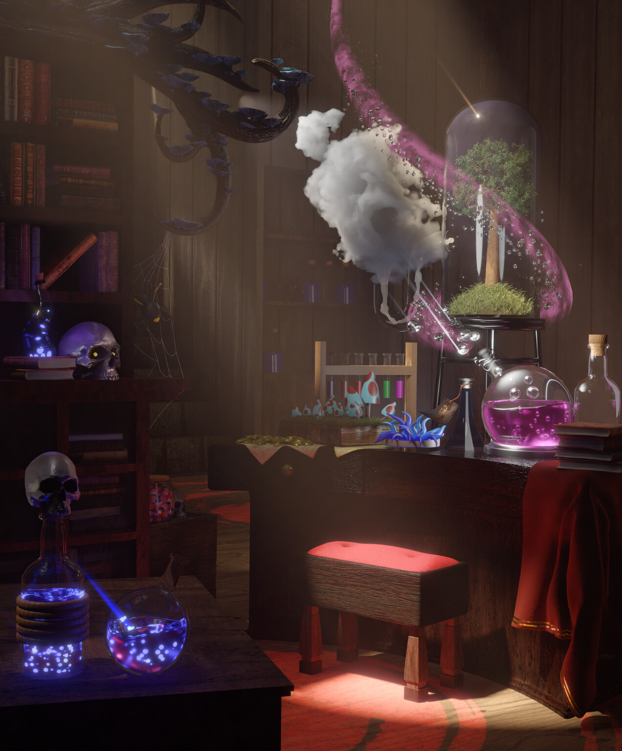 ArtStation - Alchemist workshop