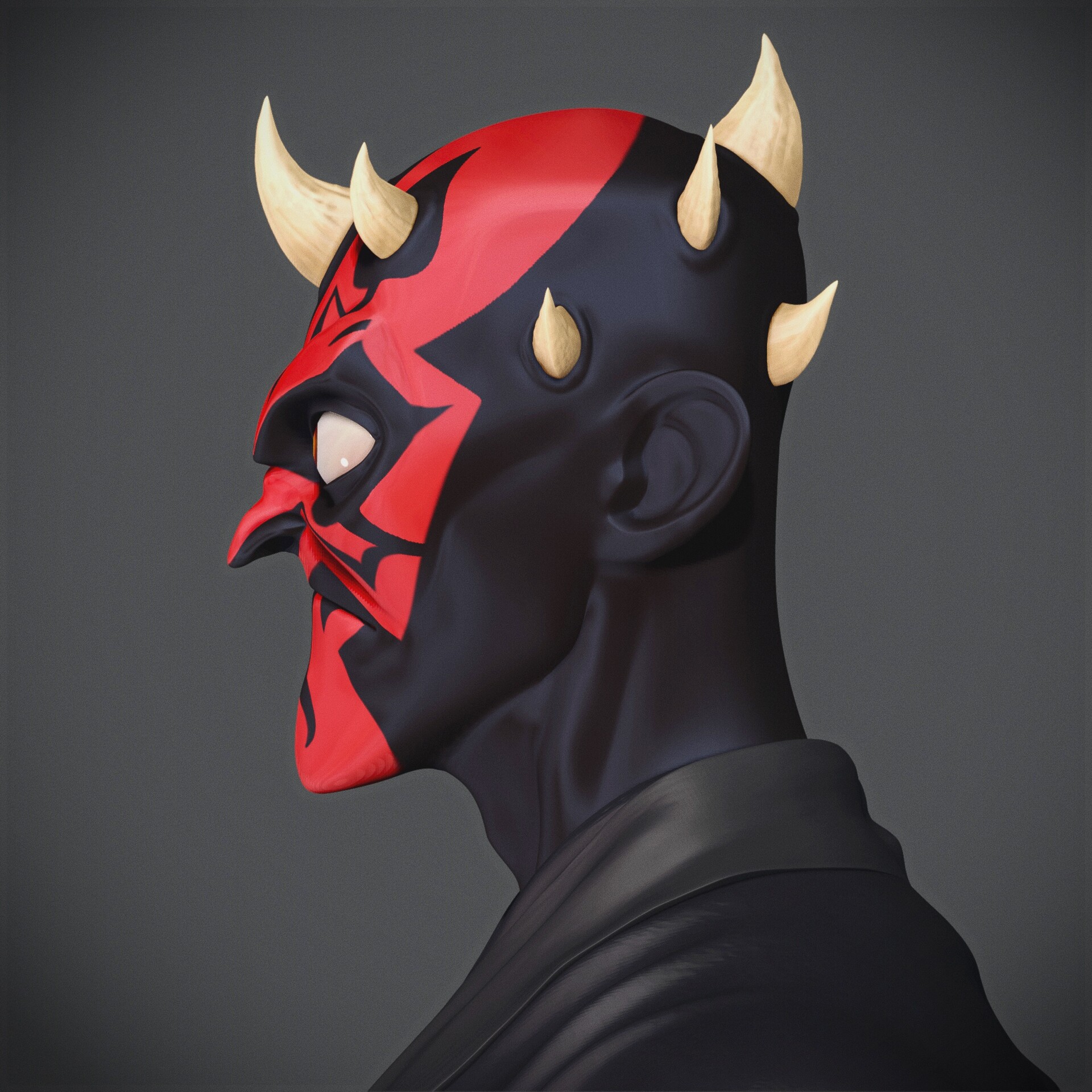 Darth Maul Face Animated