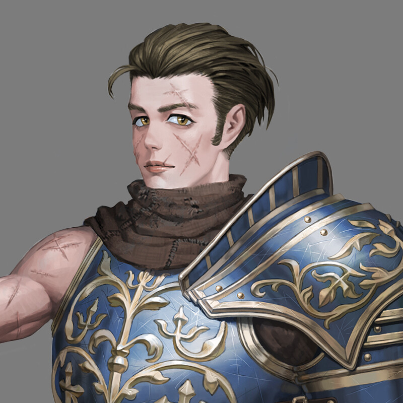 ArtStation - mercenary knight