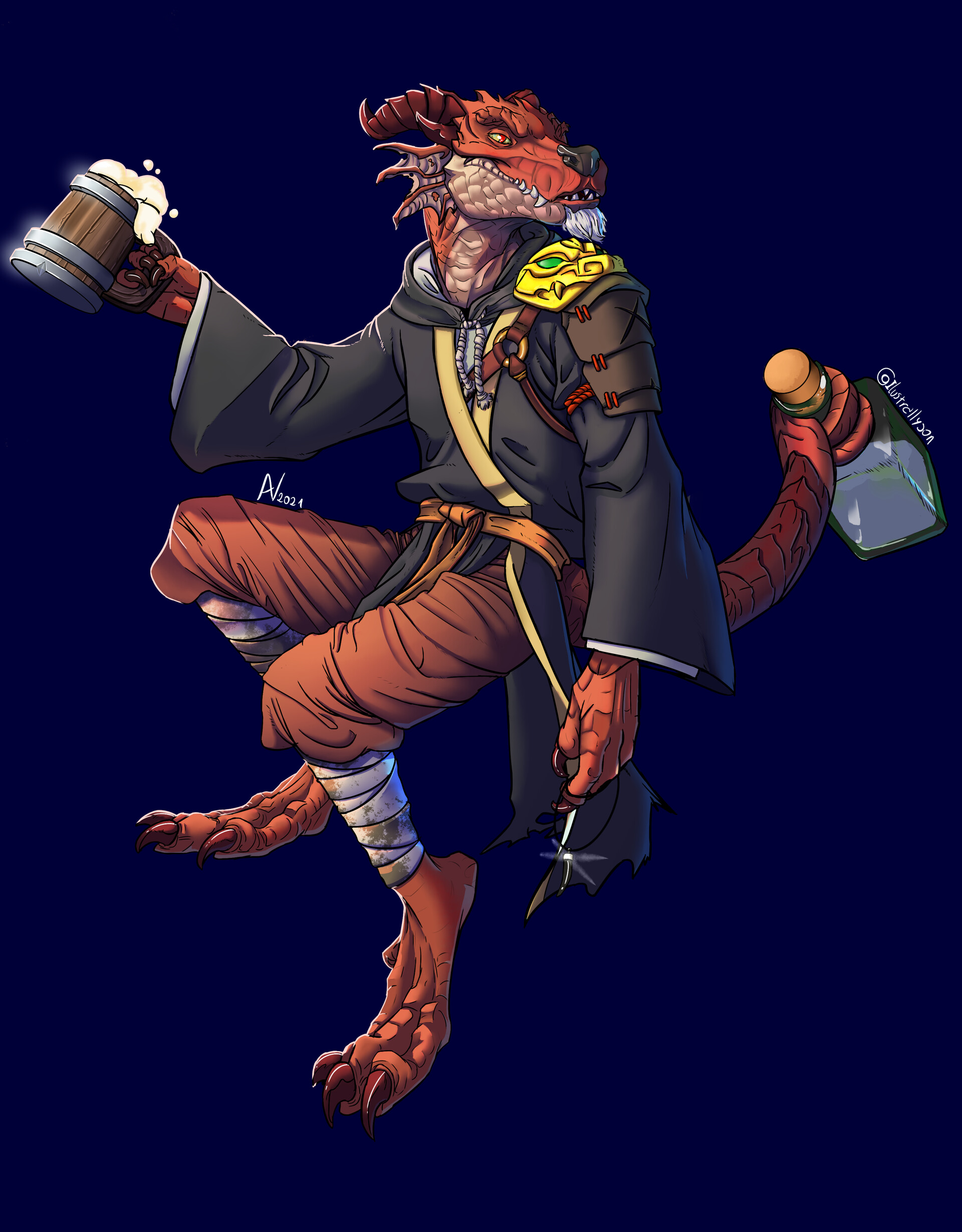 ArtStation - Canabrava, The drunken master