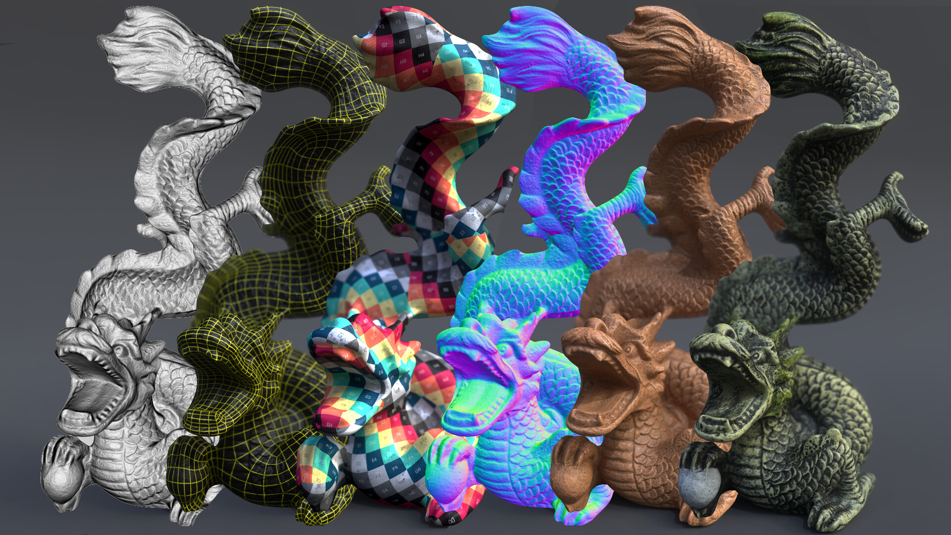 ArtStation - Dragon Statue Photogrammetry