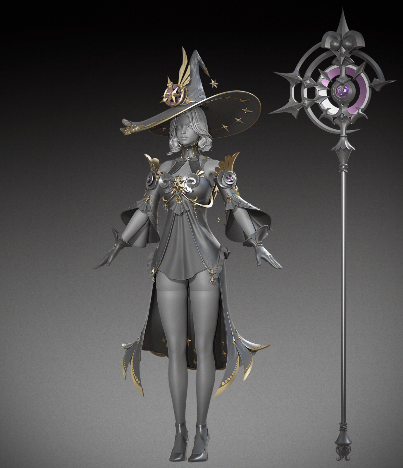 ABOUTCG - 游戏角色线下班第8、9期 王同学作品