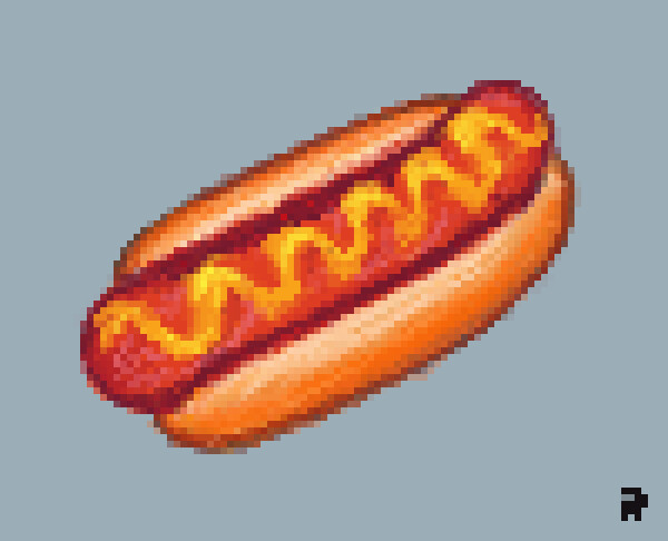 ArtStation - Hot Dog Pixel Art