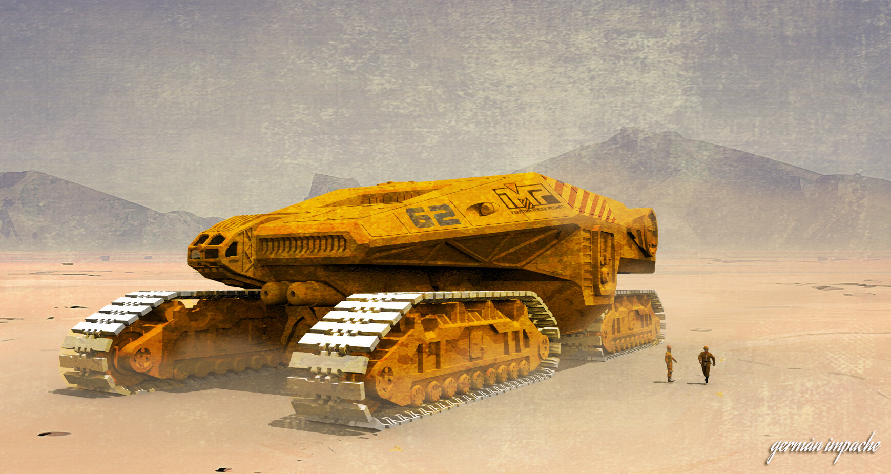 ArtStation - Mining sandcrawler transport
