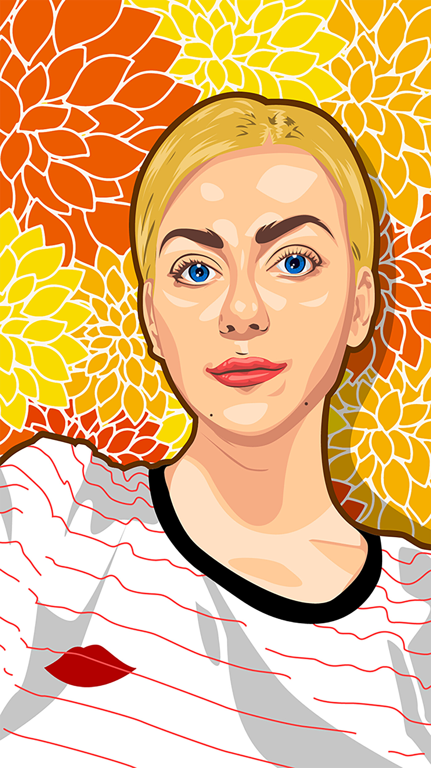ArtStation - Vector portrait (_____alexandrina_____)