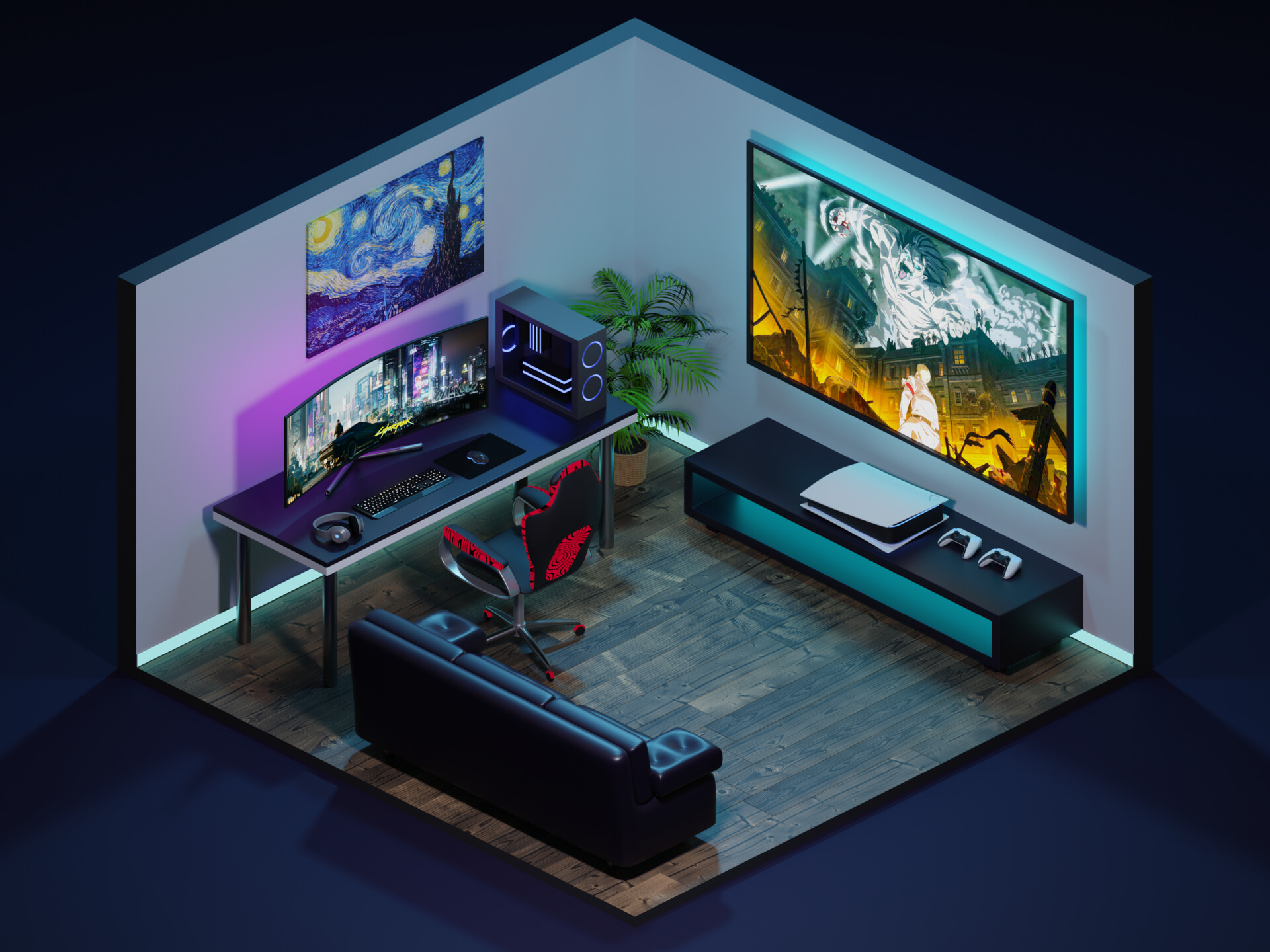 ArtStation - Dream Gaming Room