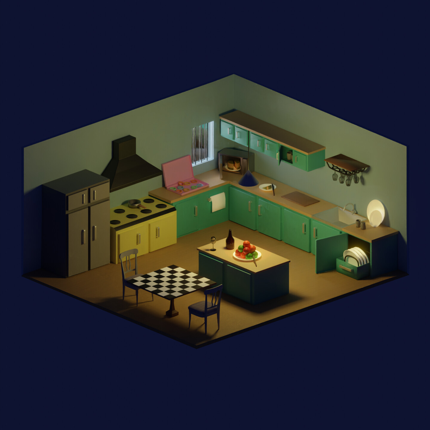 ArtStation - 3D Isometric