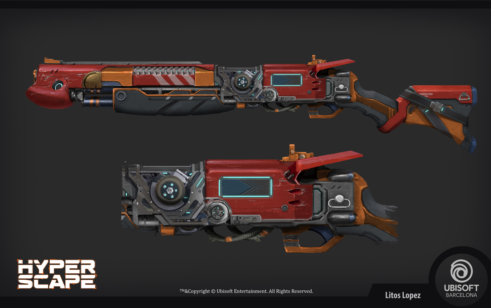 Litos Lopez - Hyper Scape weapon desings