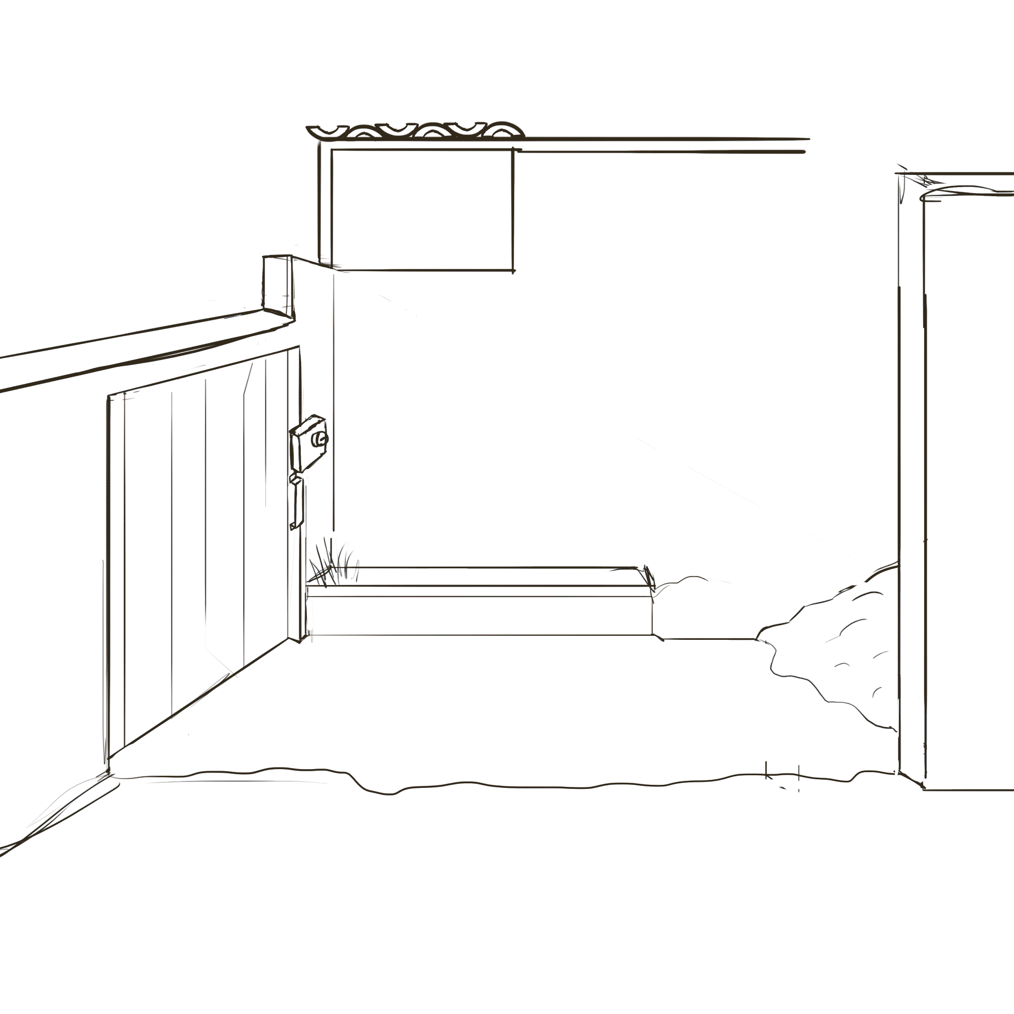 empty room drawing base