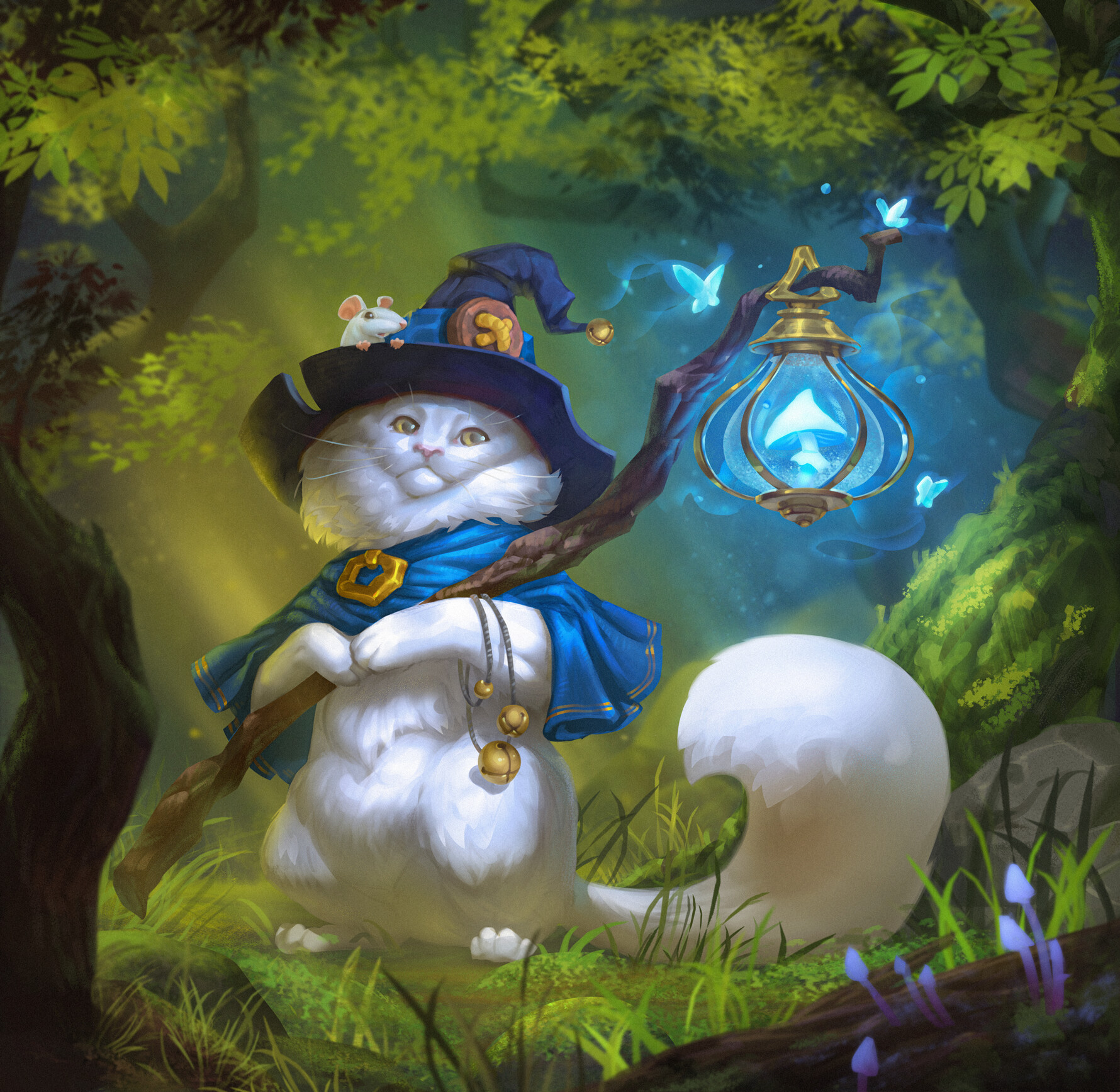 ArtStation - Wizard Cat