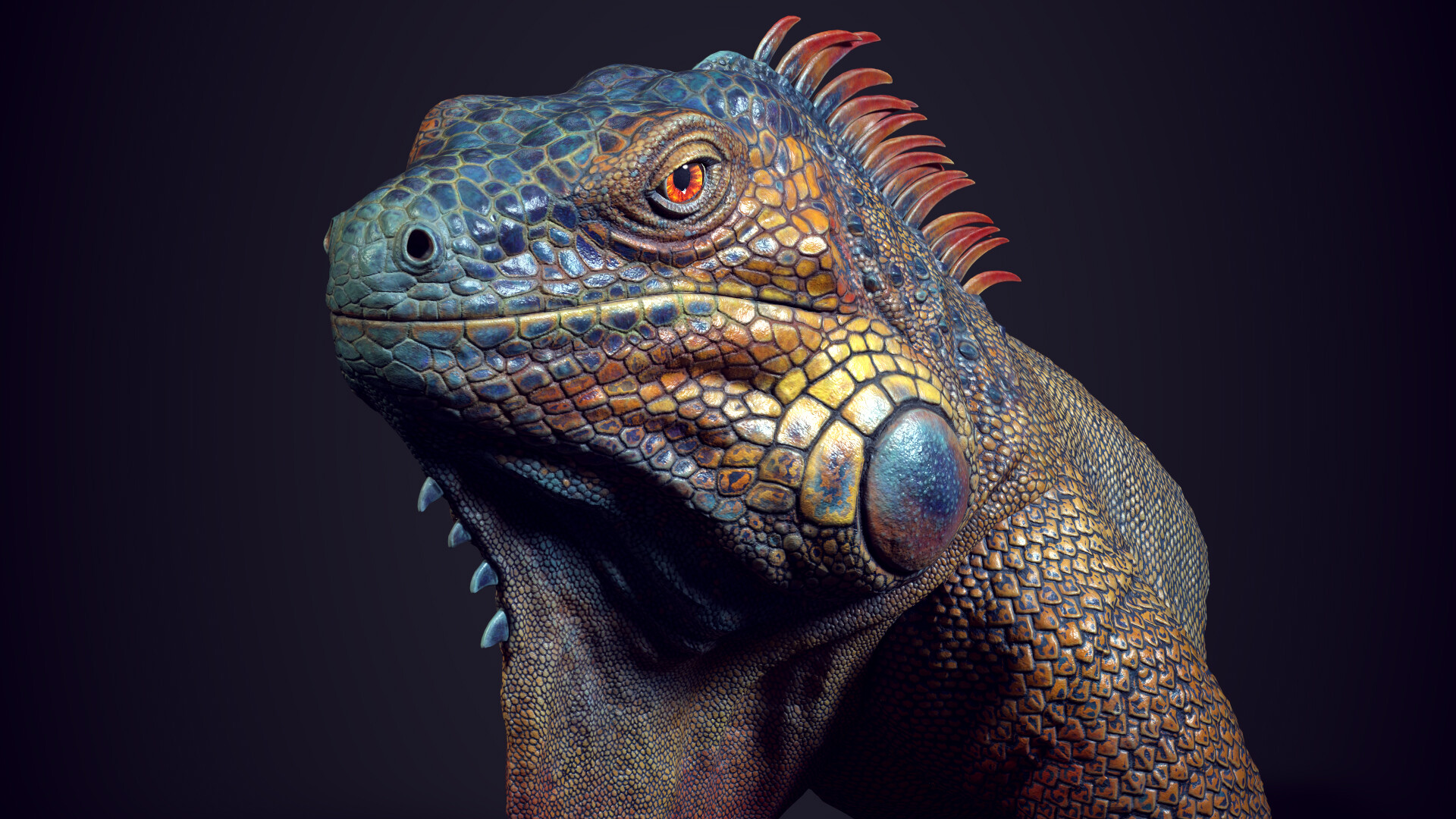 ArtStation - Iguana (real time)