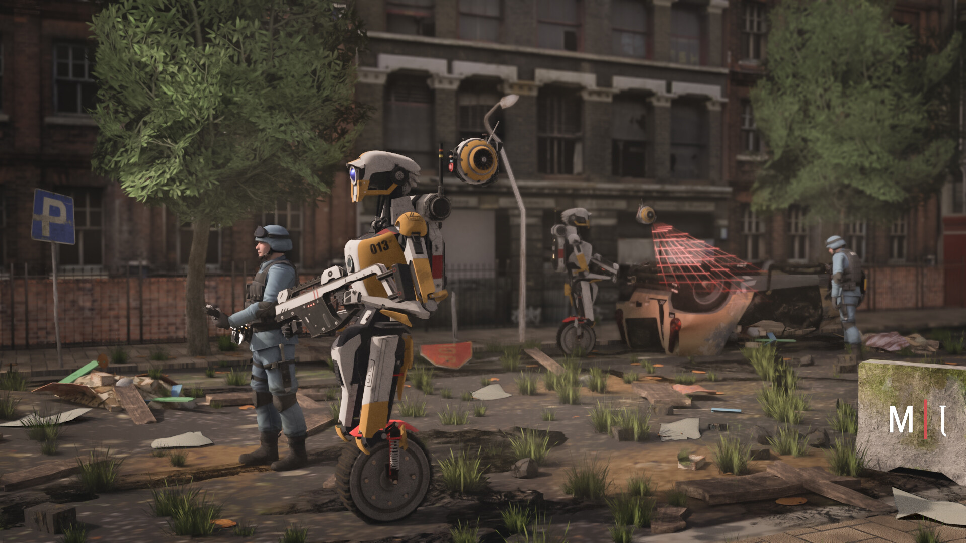 ArtStation - Post-Apocalyptic scene.