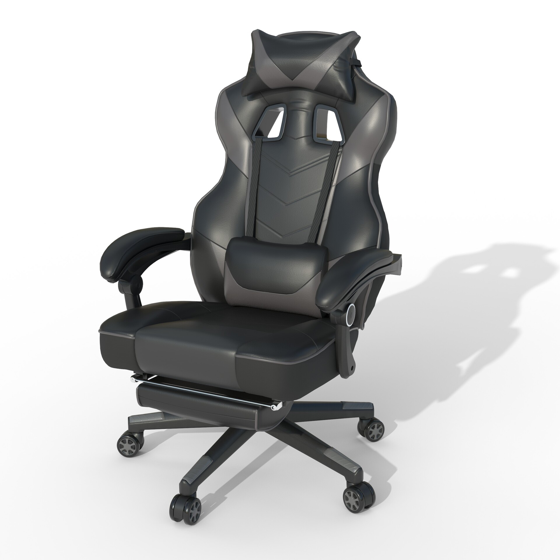 ArtStation - gray gaming chair
