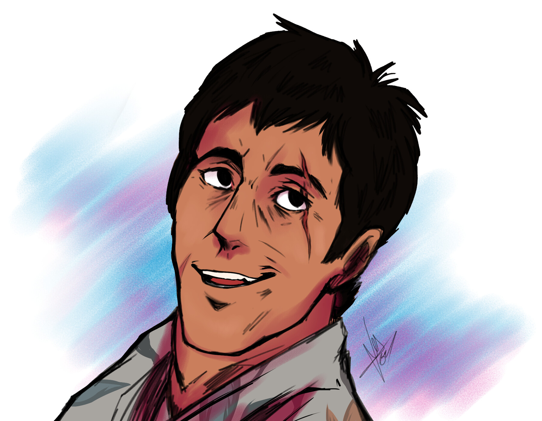 ArtStation - Tony Montana Sketch