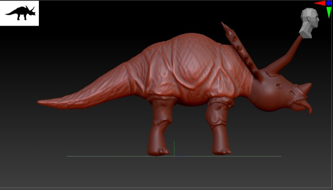 ArtStation - Triceratops Concept Model