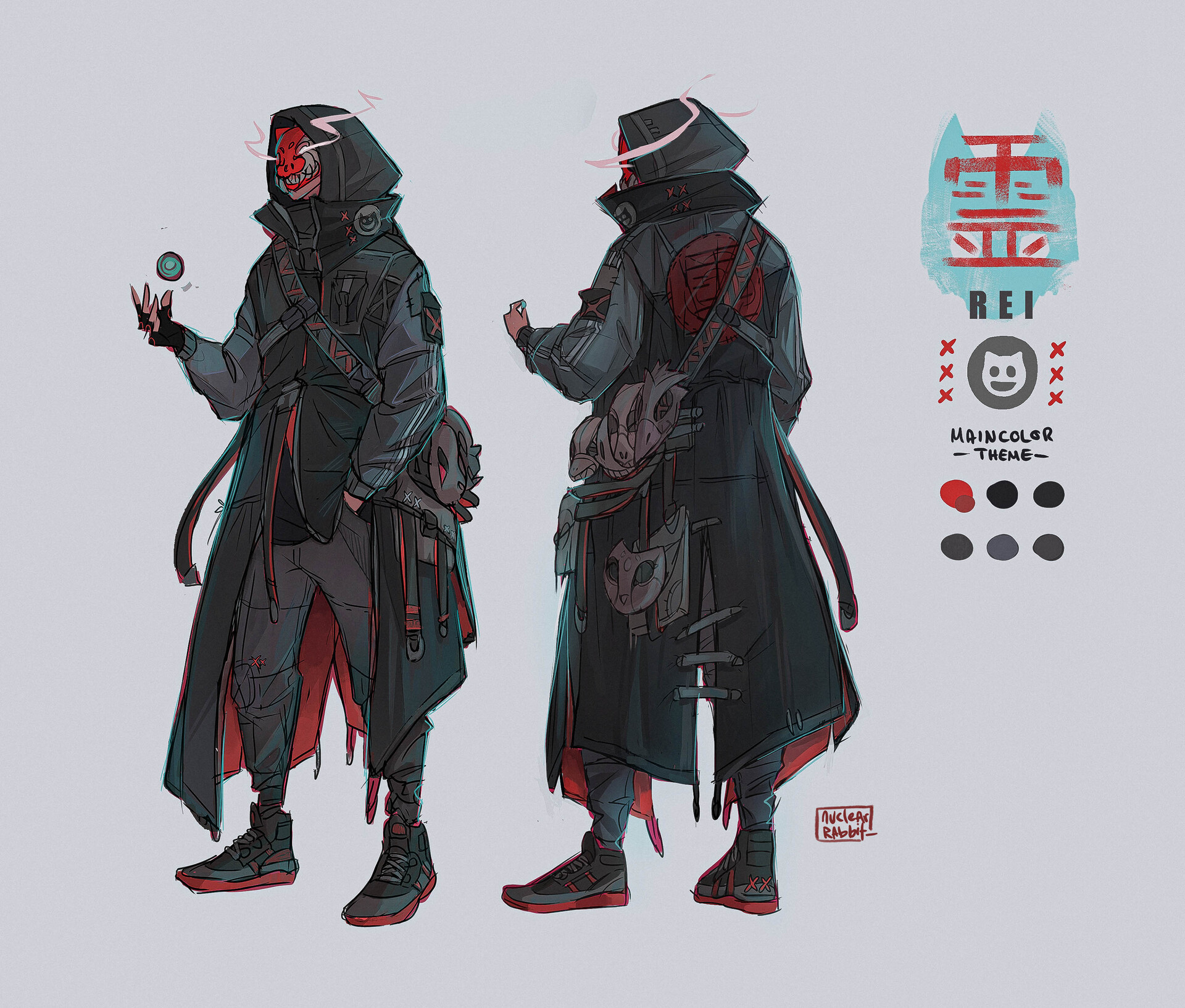 nuclearrabbit - Rei's Character Design