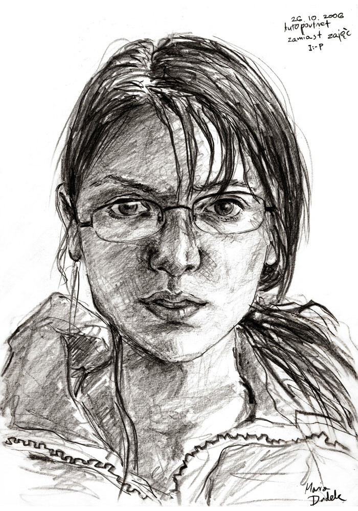 Maria Dudek - Pencil portraits