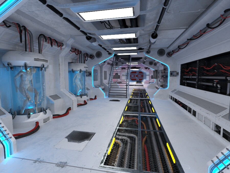 ArtStation - Space interior