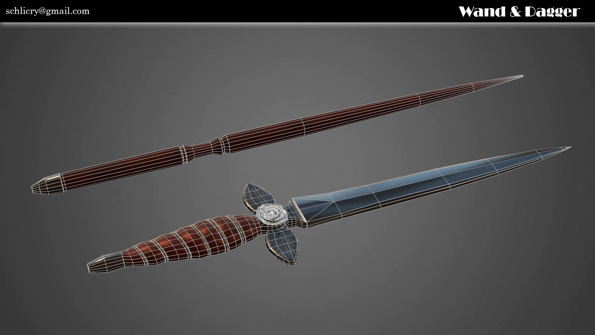 Ryley Schlicher - Rose Dagger & Wand