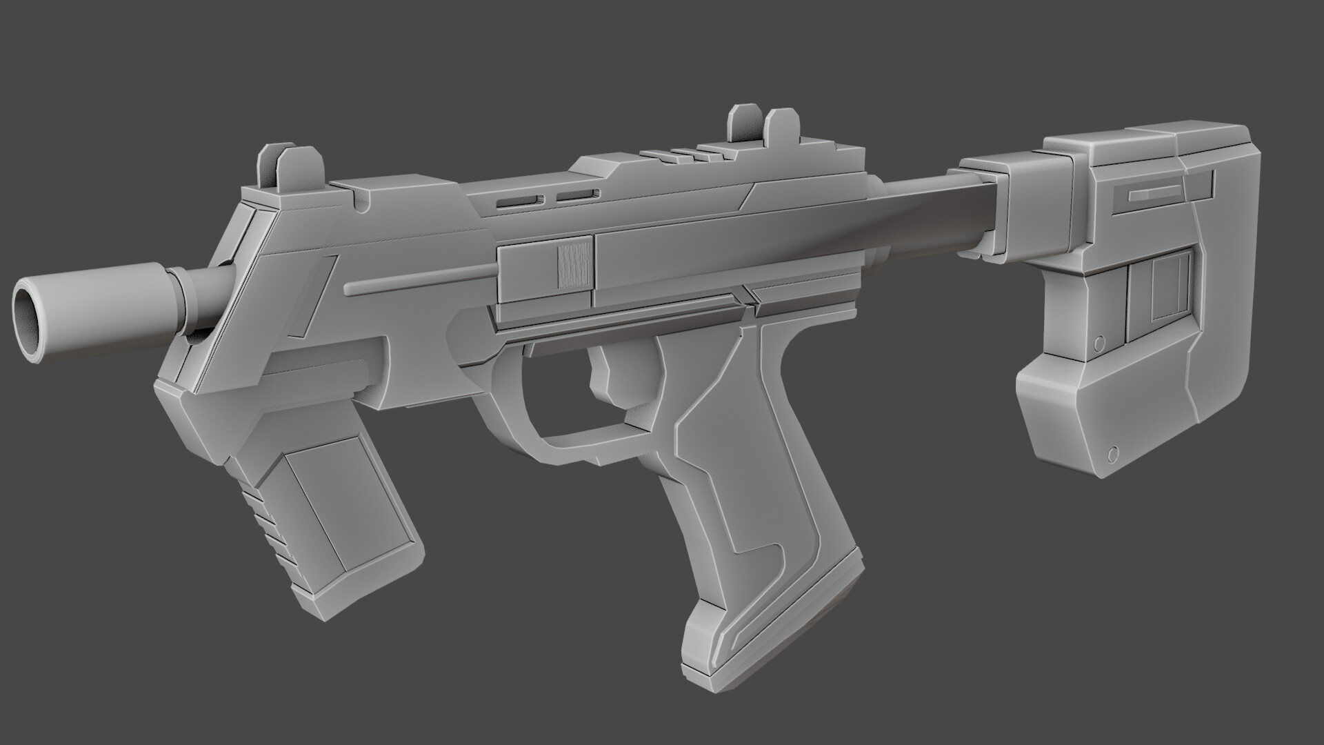 ArtStation - Submachine Gun